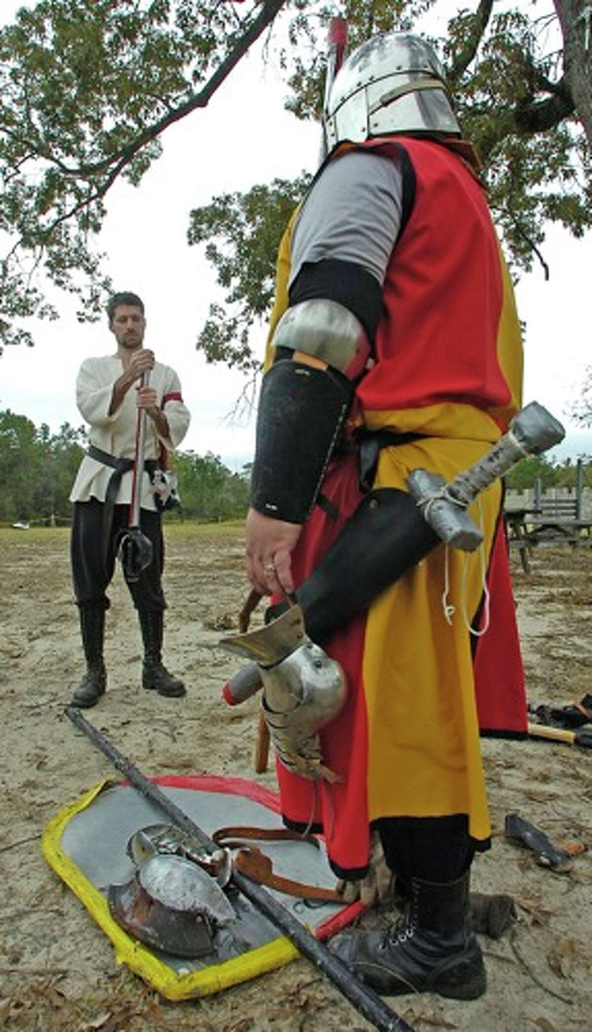 The SCA gathers outside Colmesneil Texas
