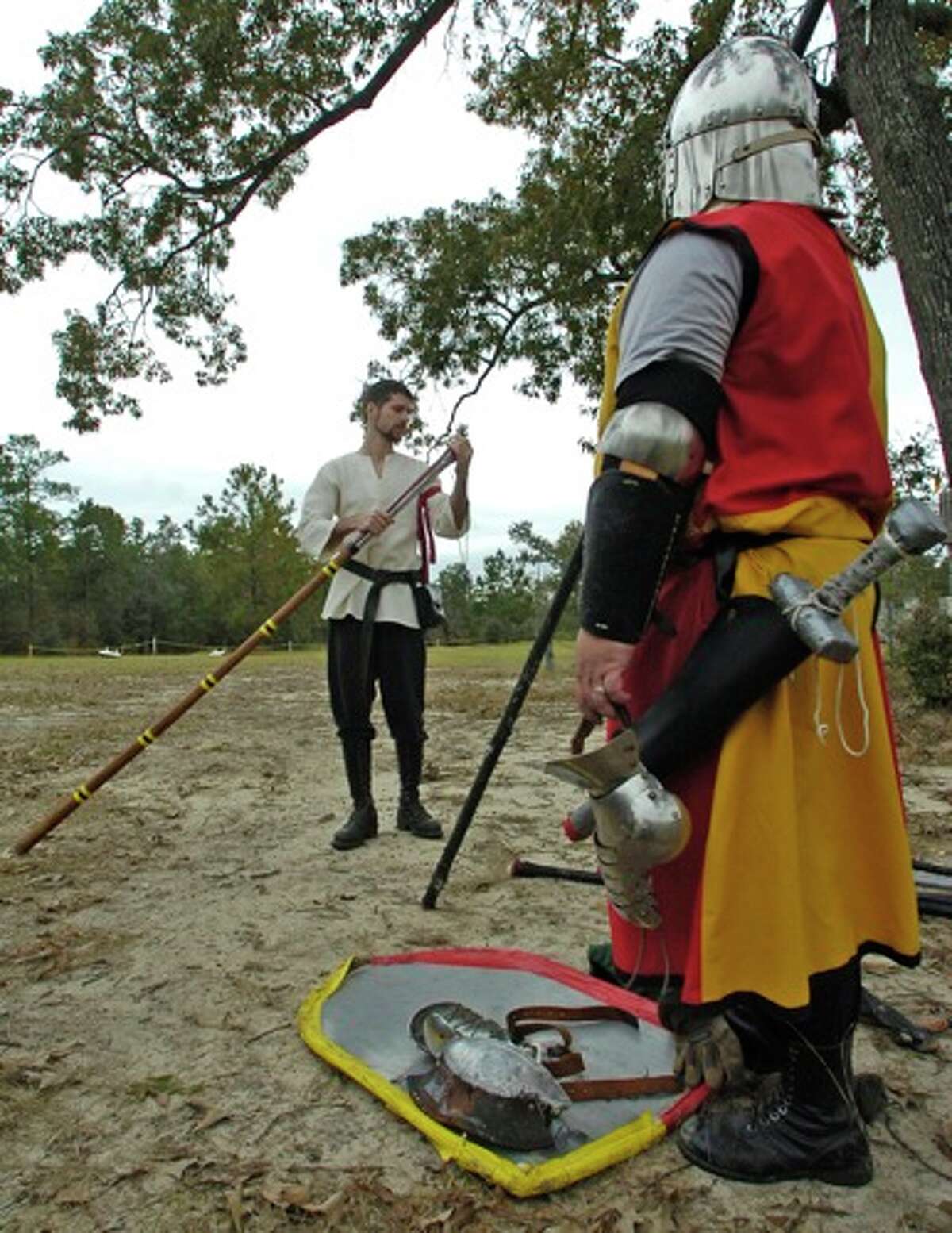 The SCA gathers outside Colmesneil Texas