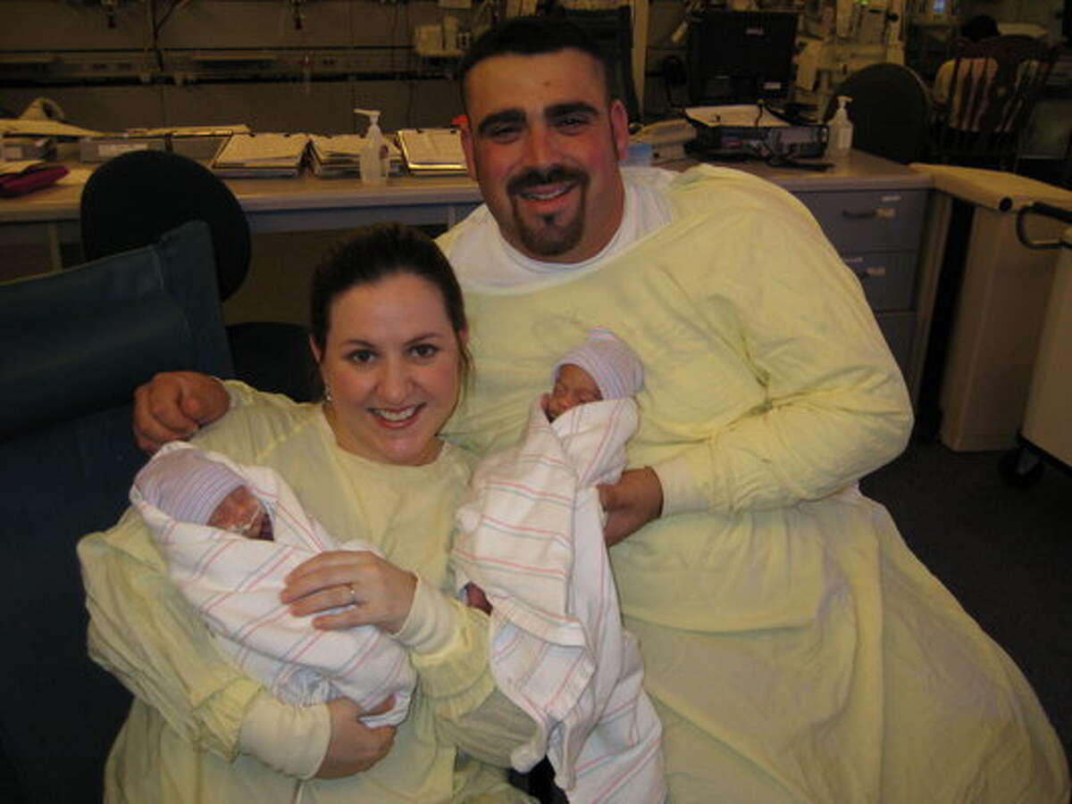 Lindsay and William Spector's six month old twins