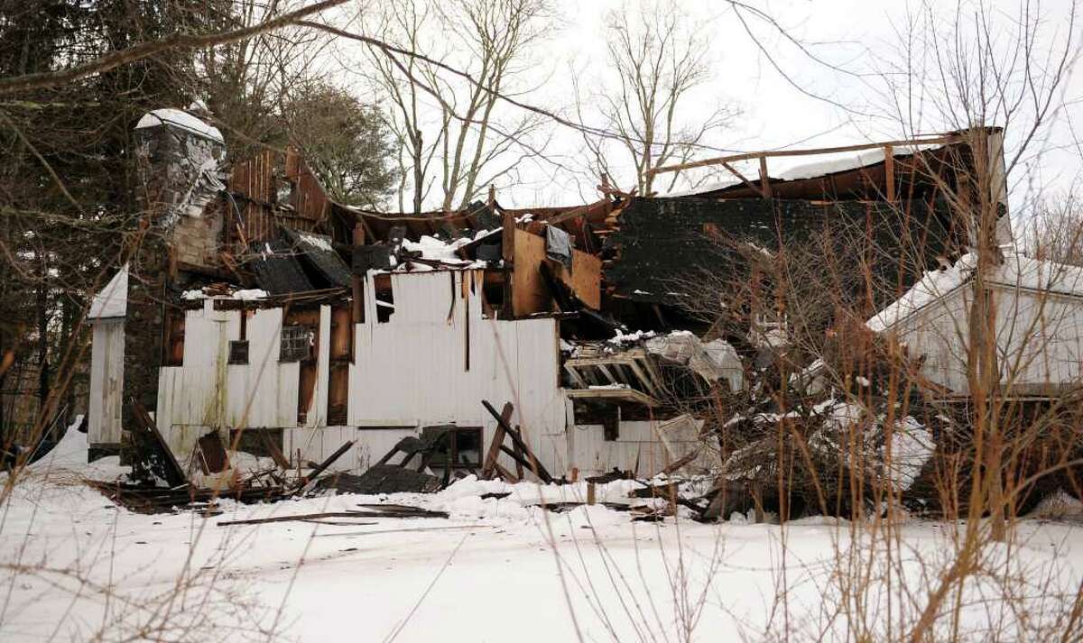 Historic Newtown barns collapse under weight of snow