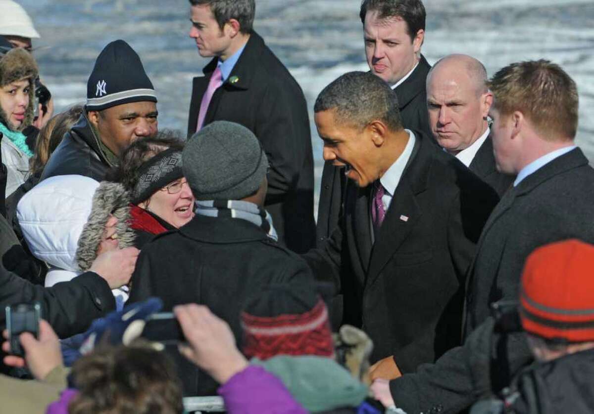 Obama lights up GE, Schenectady
