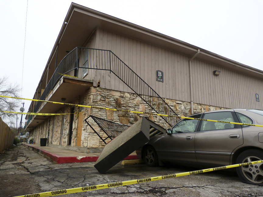 After deadly stairway collapse, apartments could be demolished