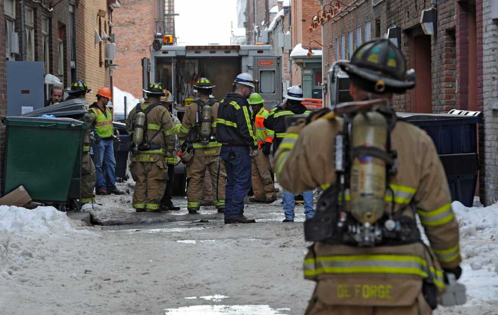Photos: Tenants return to Troy building after gas leak
