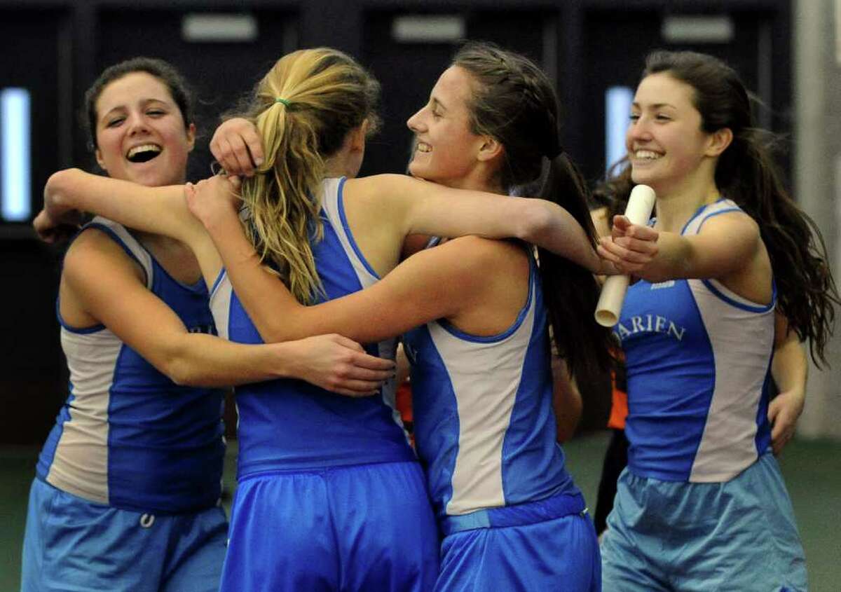 Hatters rule at FCIAC indoor track championships