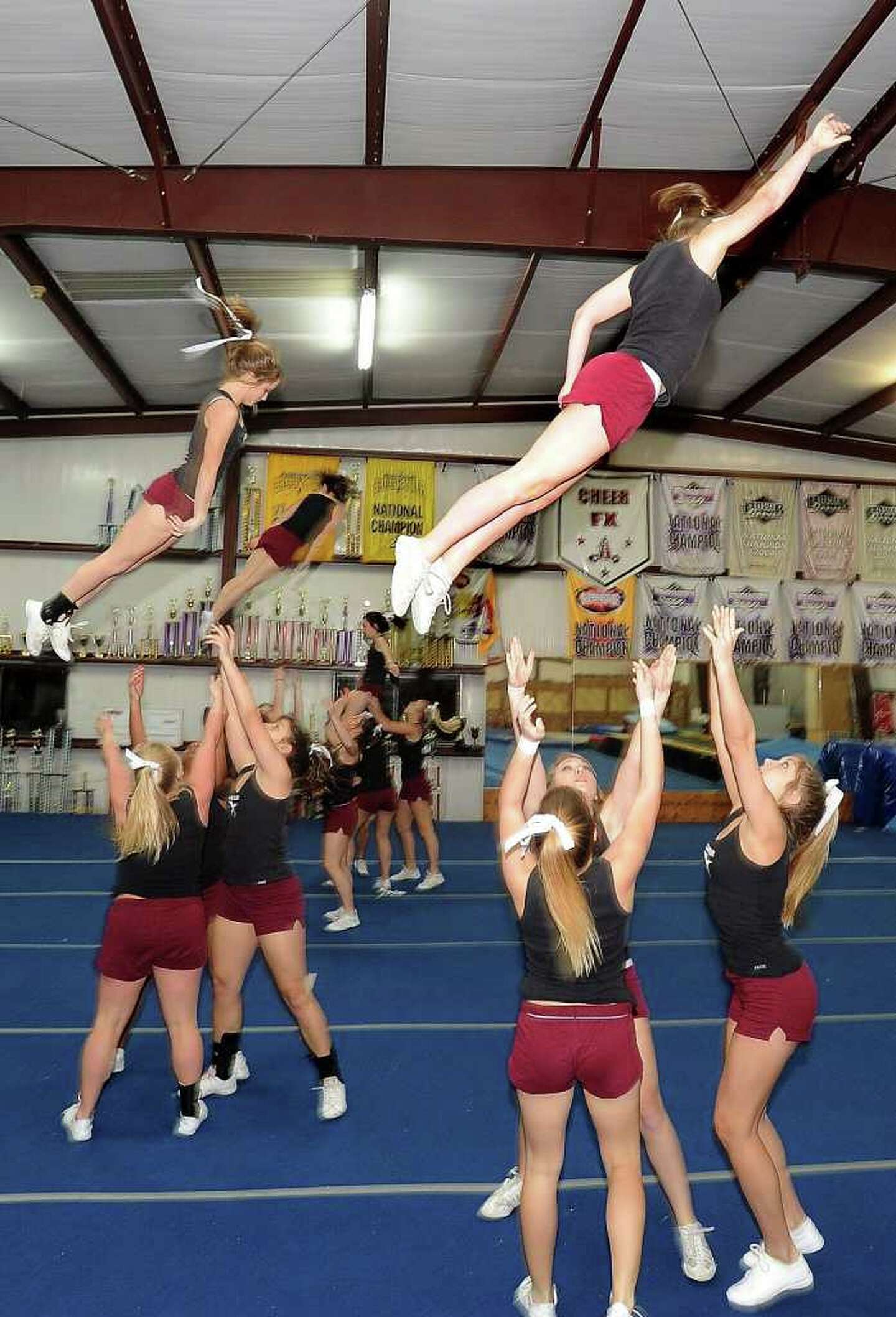 The thrill of competition trumps all else for Southeast Texas cheer squads