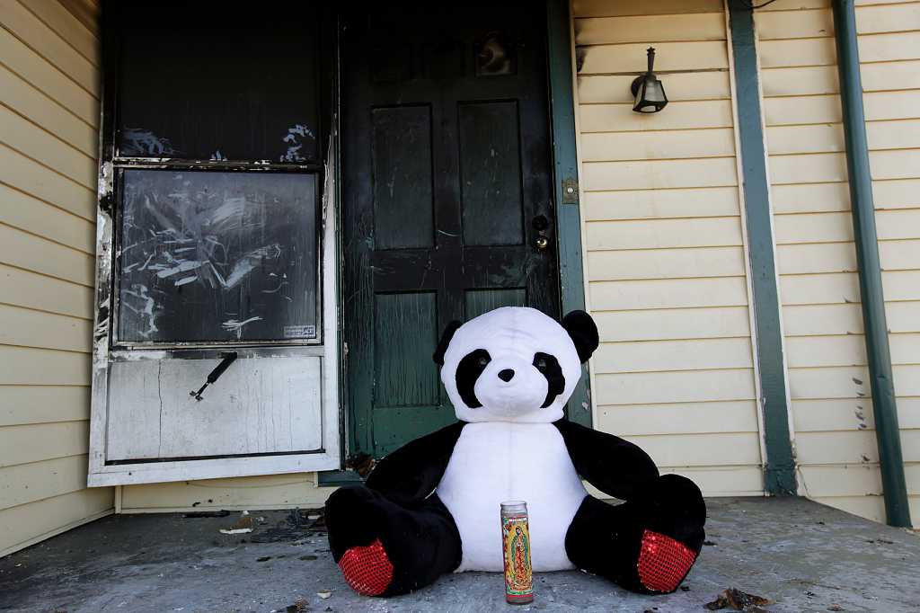 Father is burned while saving young son from house fire