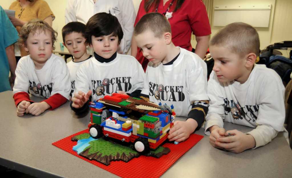 Robotics club builds mobile medical unit from Legos blocks