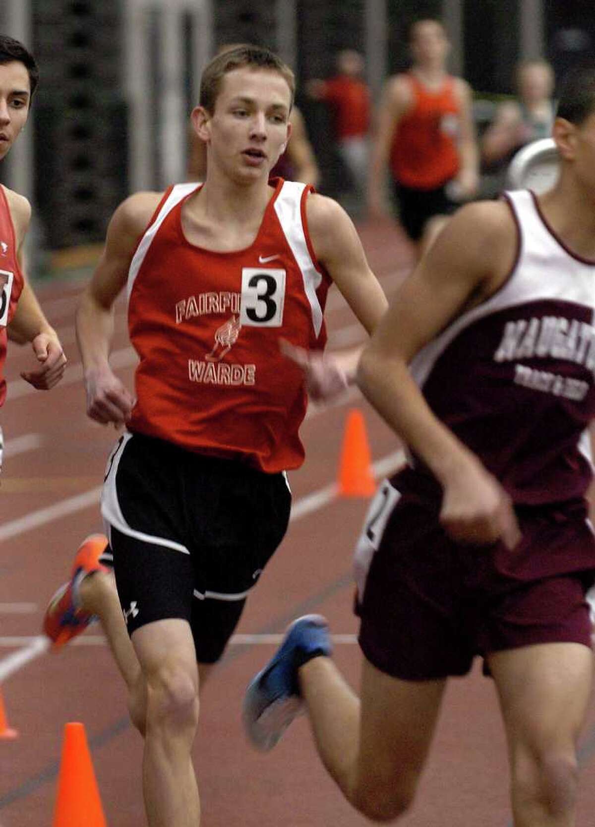 Class L indoor track: Warde's Warnick, Allen, Masuk's John win events