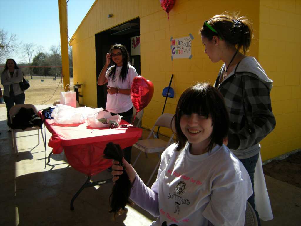 50 feet of hair cut during ‘Locks Of Love' event