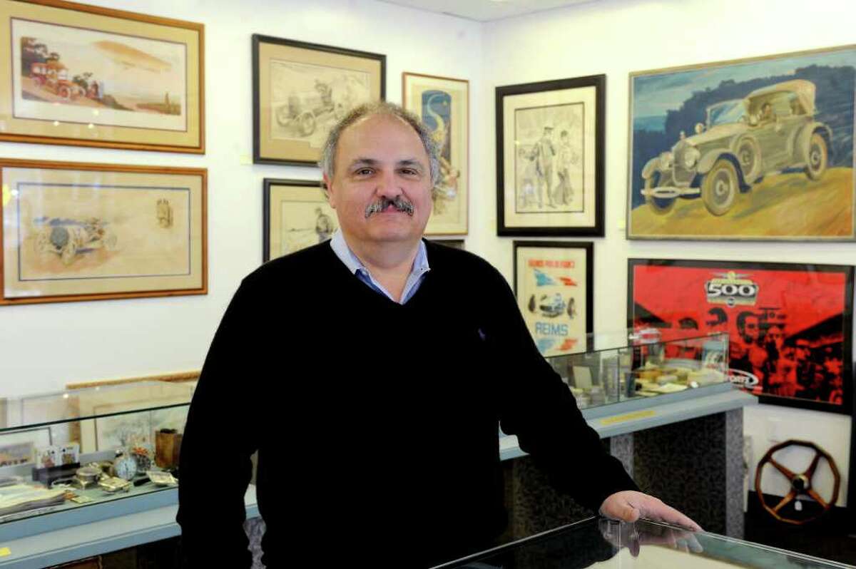 Classic car business cruises into town