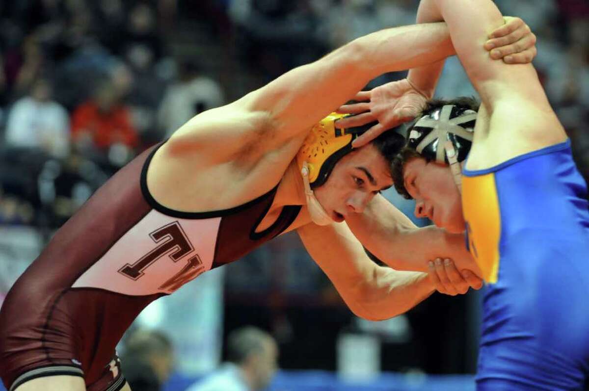 An upset win for Colonie wrestler
