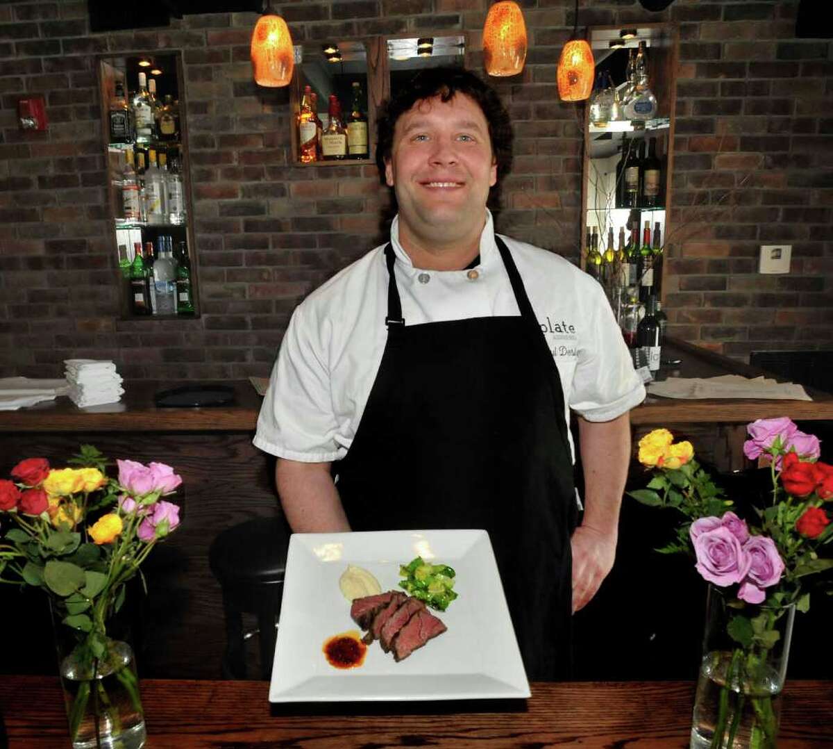 Plate: Standard dished imaginatively prepared in Ridgefield