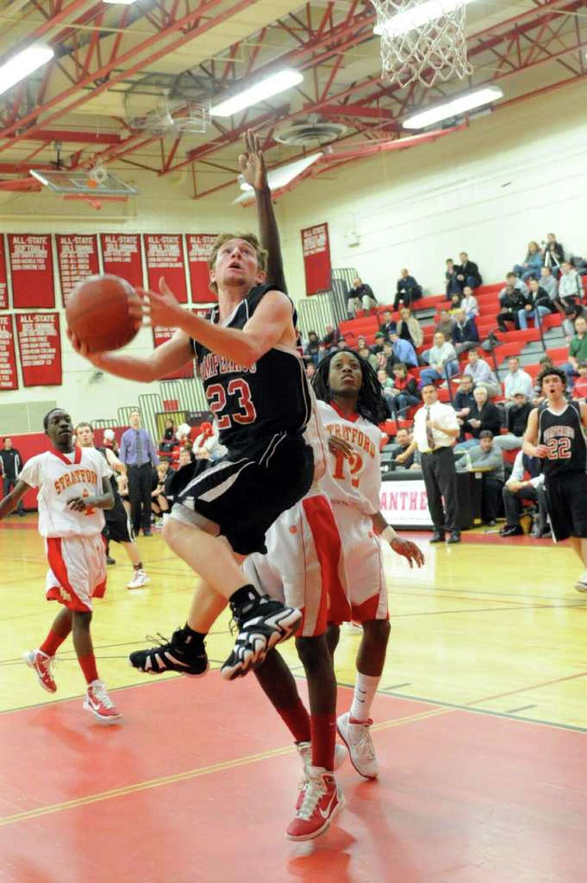Notre Dame, Pomperaug advance to SWC boys basketball final