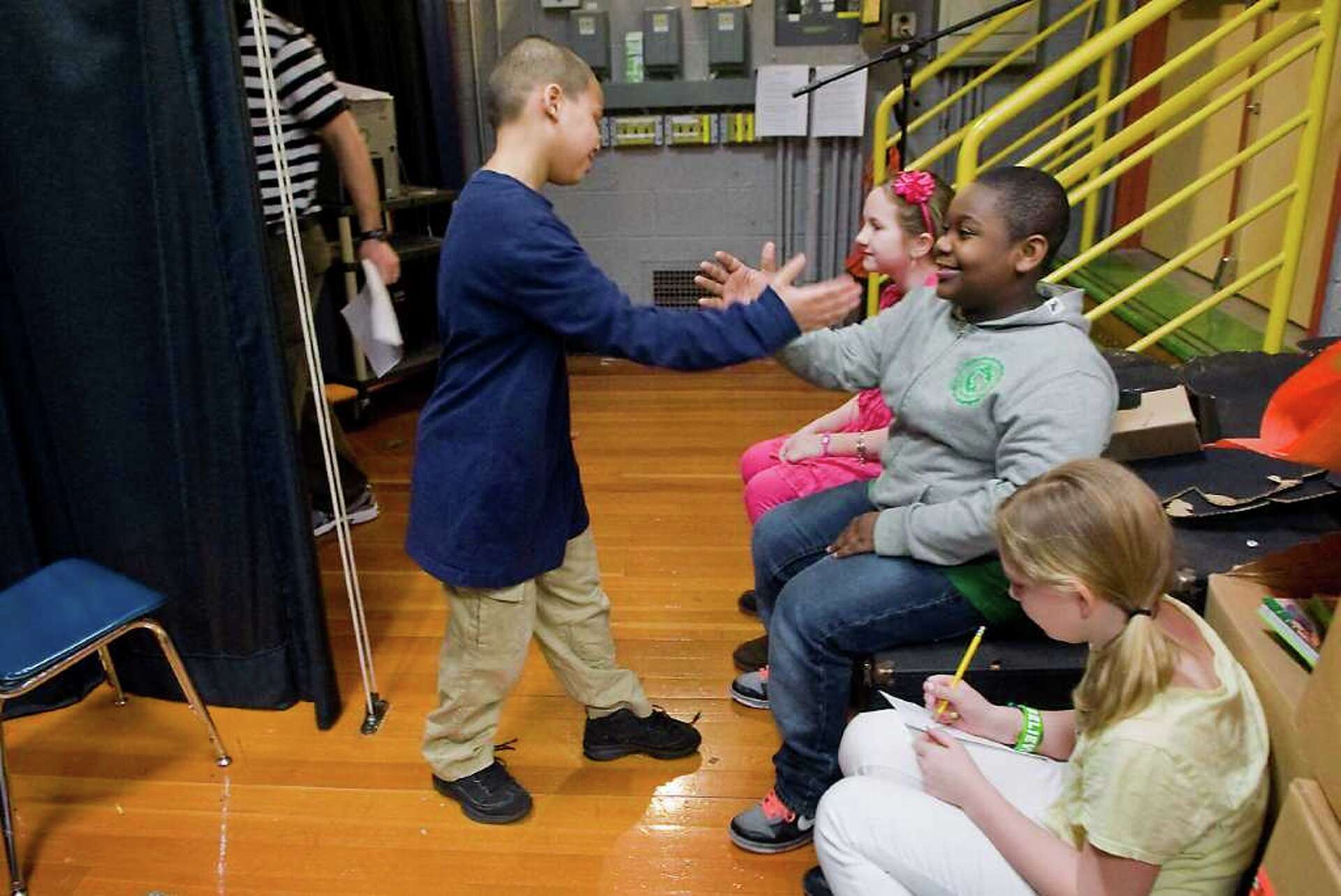 K.T. Murphy kicks off mastery test time with pep rally