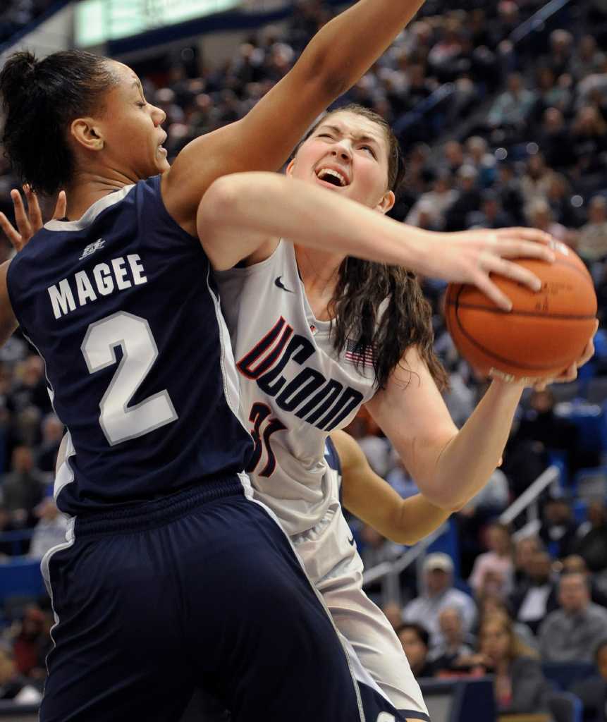 Dolson steps up in UConn’s rout of Georgetown