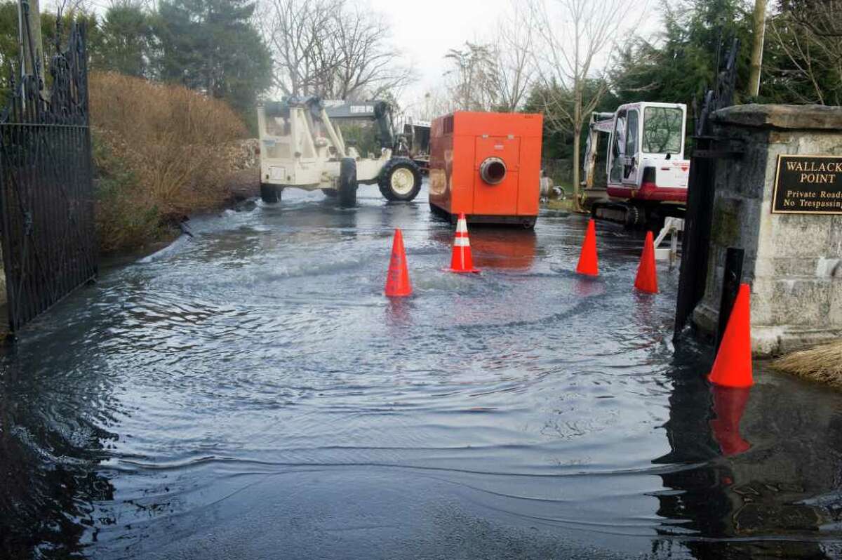 Sewer line break sends raw sewage through Wallack's Point