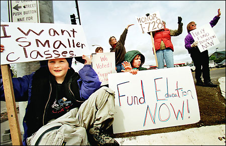 'Student strike' real-life civics lesson for Bellevue children