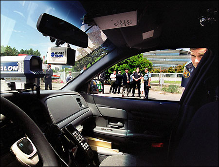 Police-car video cameras proposed