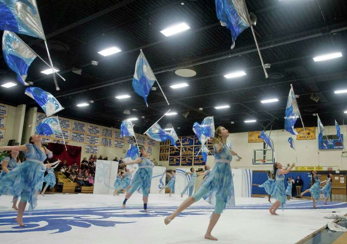 New Milford wins color guard competition at Brookfield High