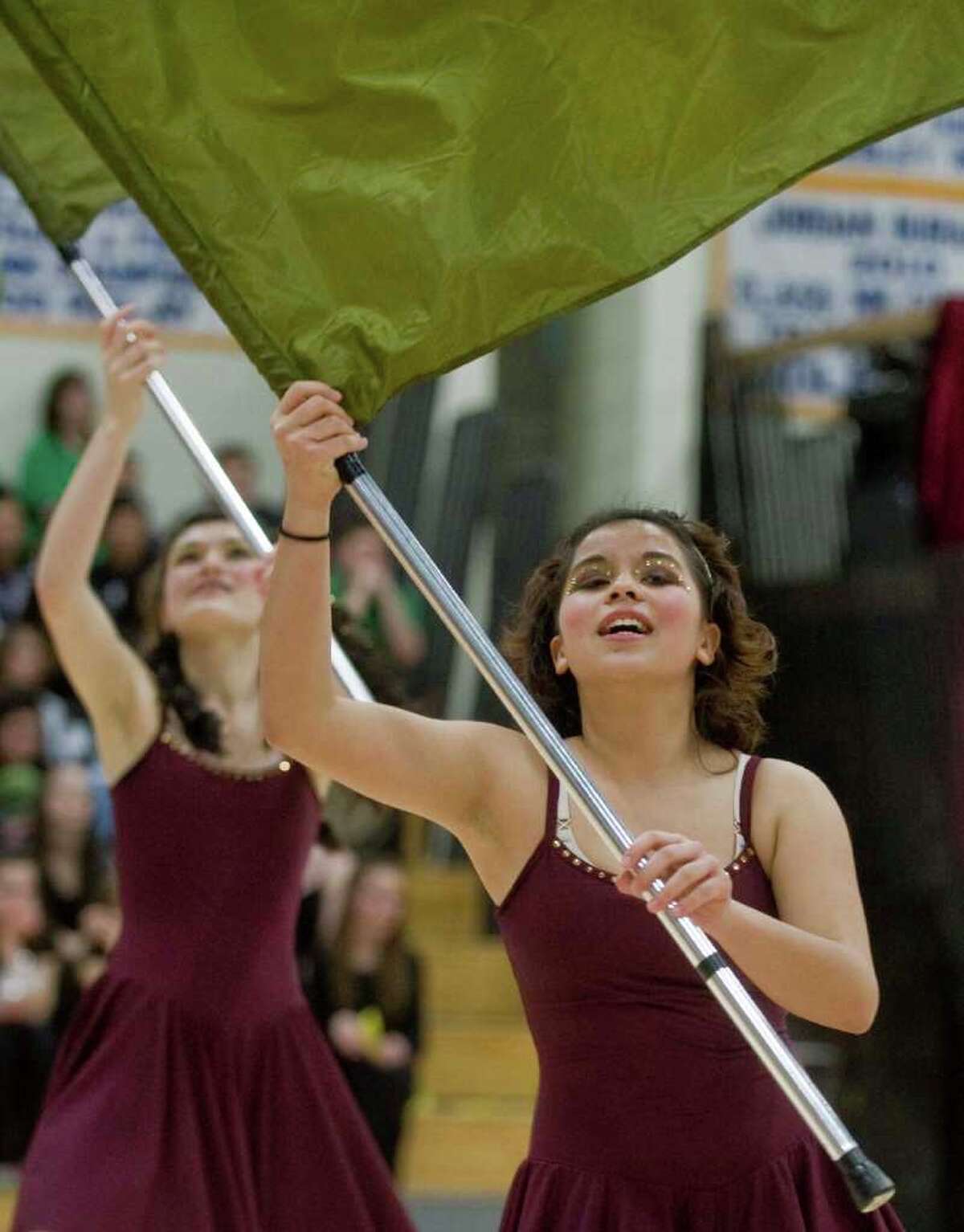 New Milford wins color guard competition at Brookfield High