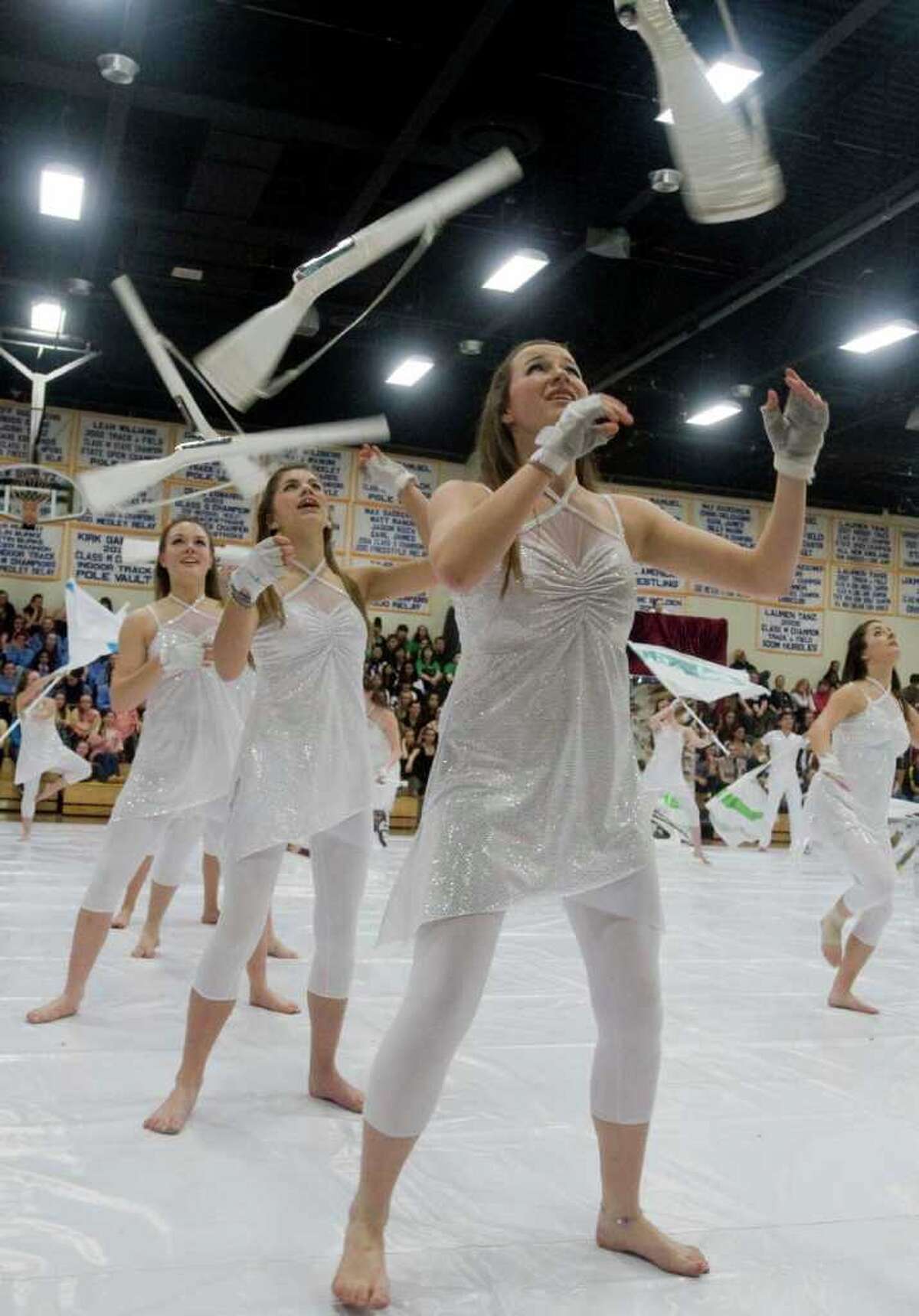 New Milford wins color guard competition at Brookfield High