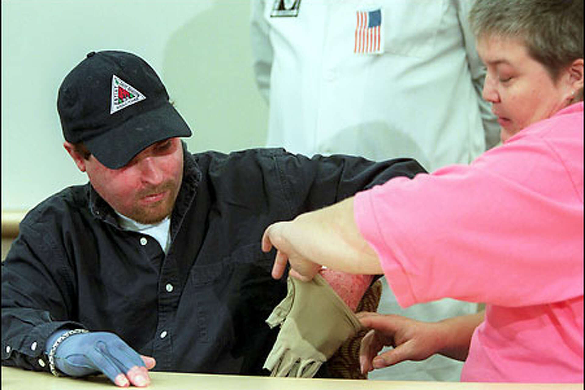 Burn victim plans to fight fires again