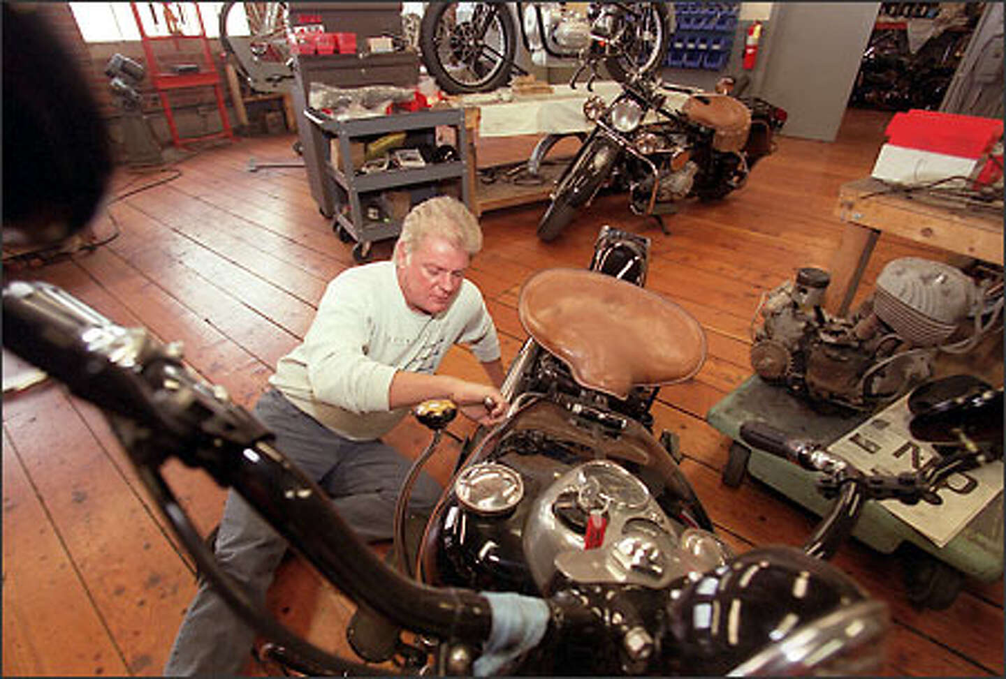 Antique Cycle Northwest puts it in gear, not on a pedestal