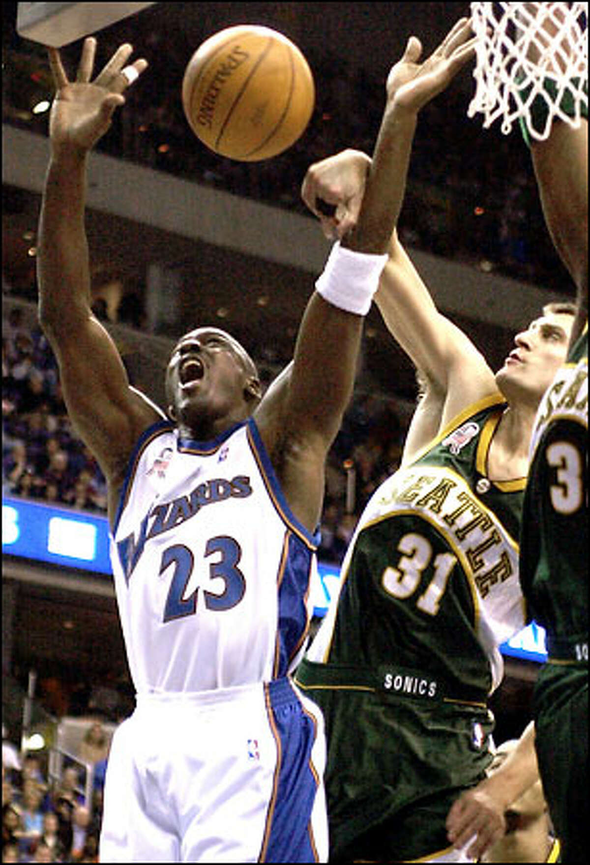 Sonics stymie Jordan's Wizards