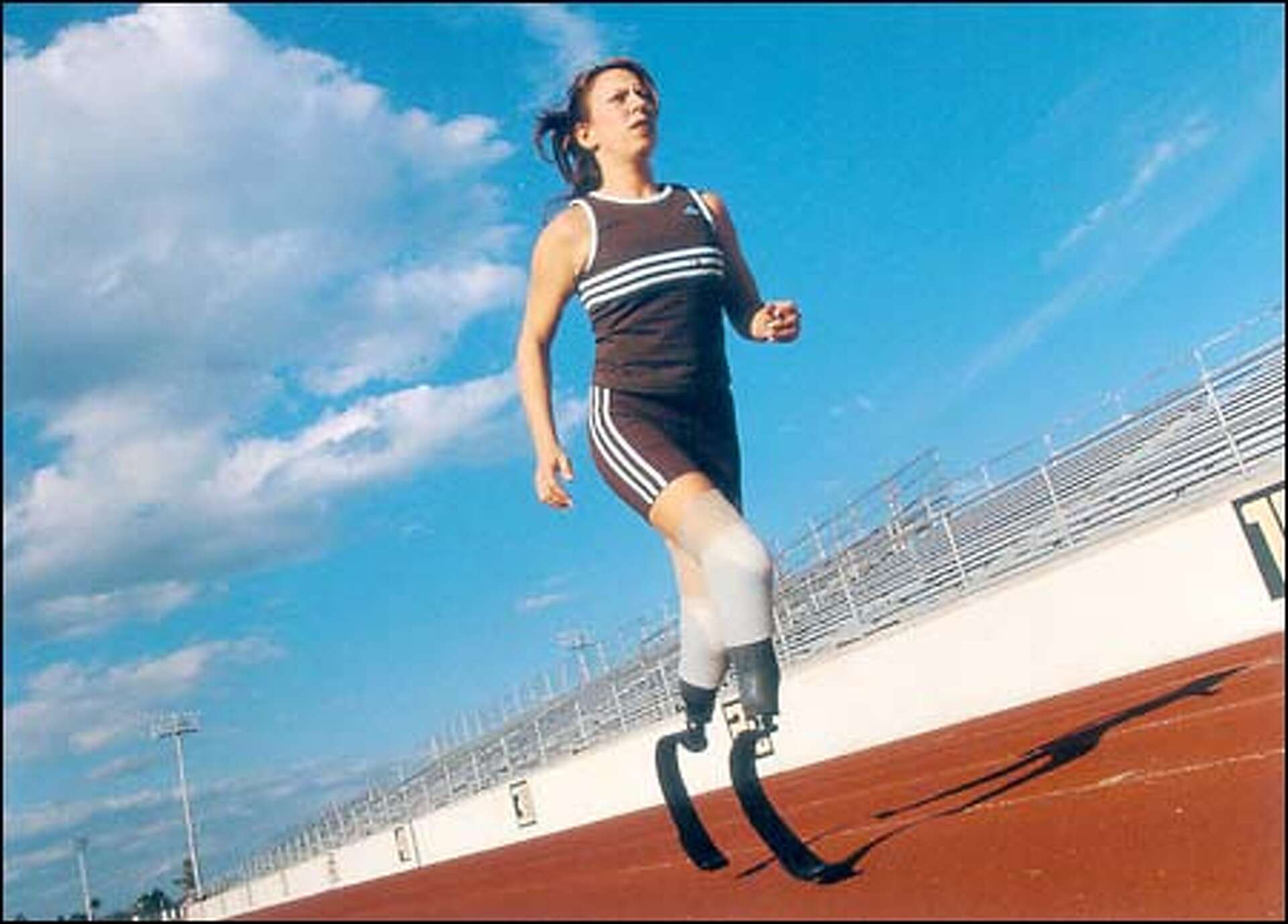 World-class runner's career began after she lost her legs