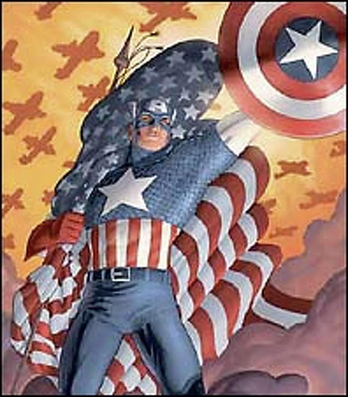 Captain America returns in patriotic glory