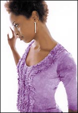 Going girly: Frilly and feminine fashions are back