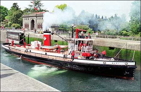 Fresh(water) look at firefighting: Alki docks at Fishermen's Terminal