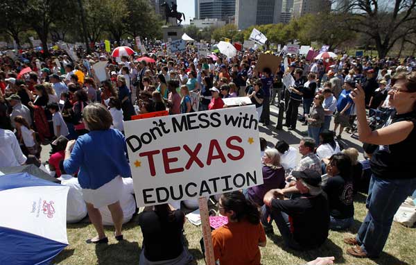 Teacher Rally in Austin