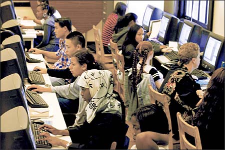 Tech programs help a school find its way