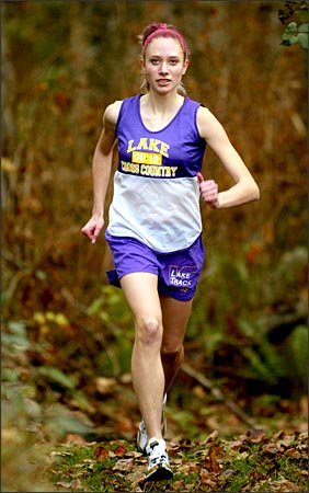 Girls Cross-Country MVP Amber Nickelson: Hitting her stride