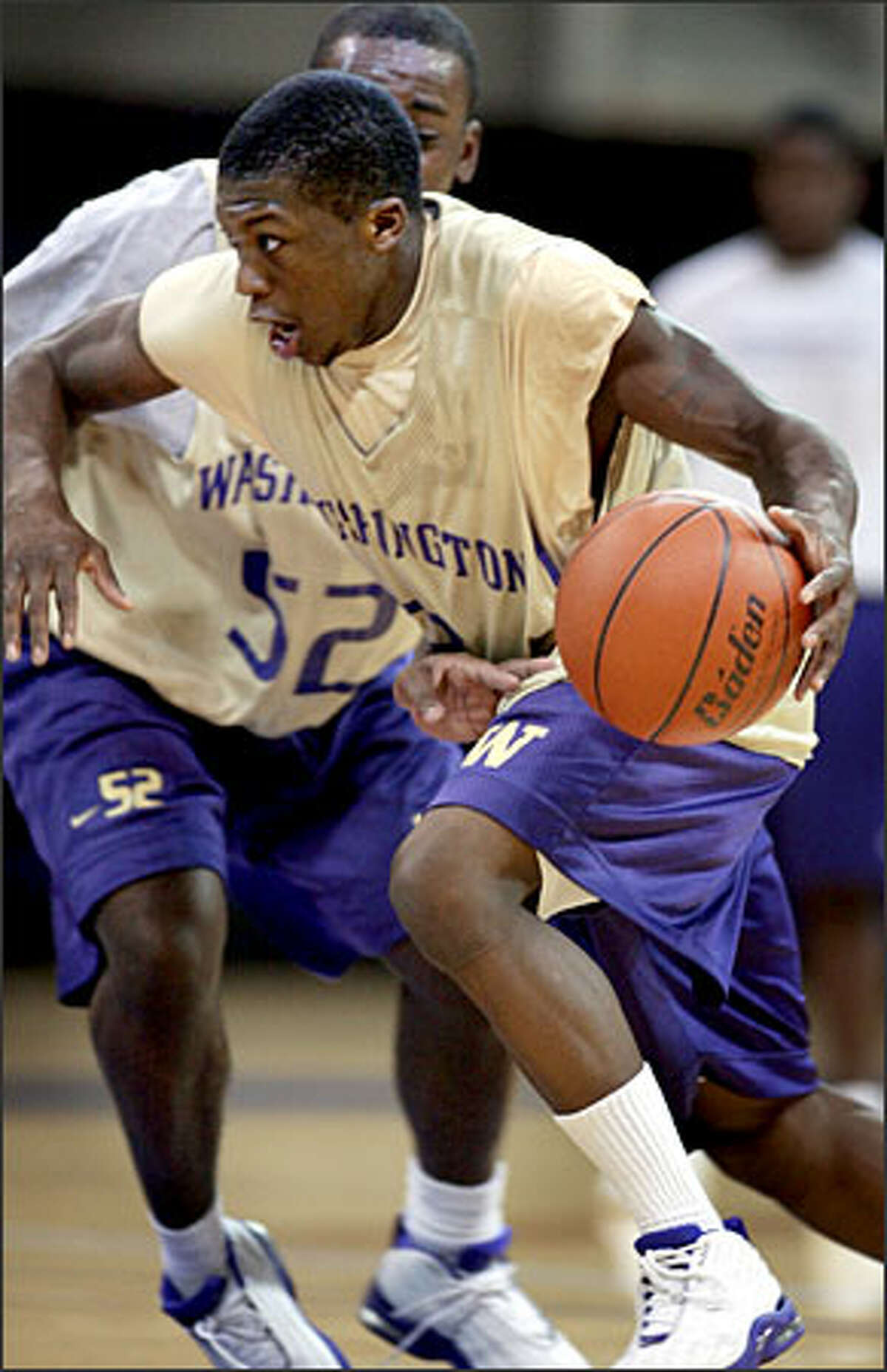 For high-flying Huskies freshman, the sky's the limit -- in two sports