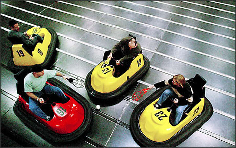 Basketball + lacrosse + bumper cars = it's WhirlyBall! - seattlepi.com