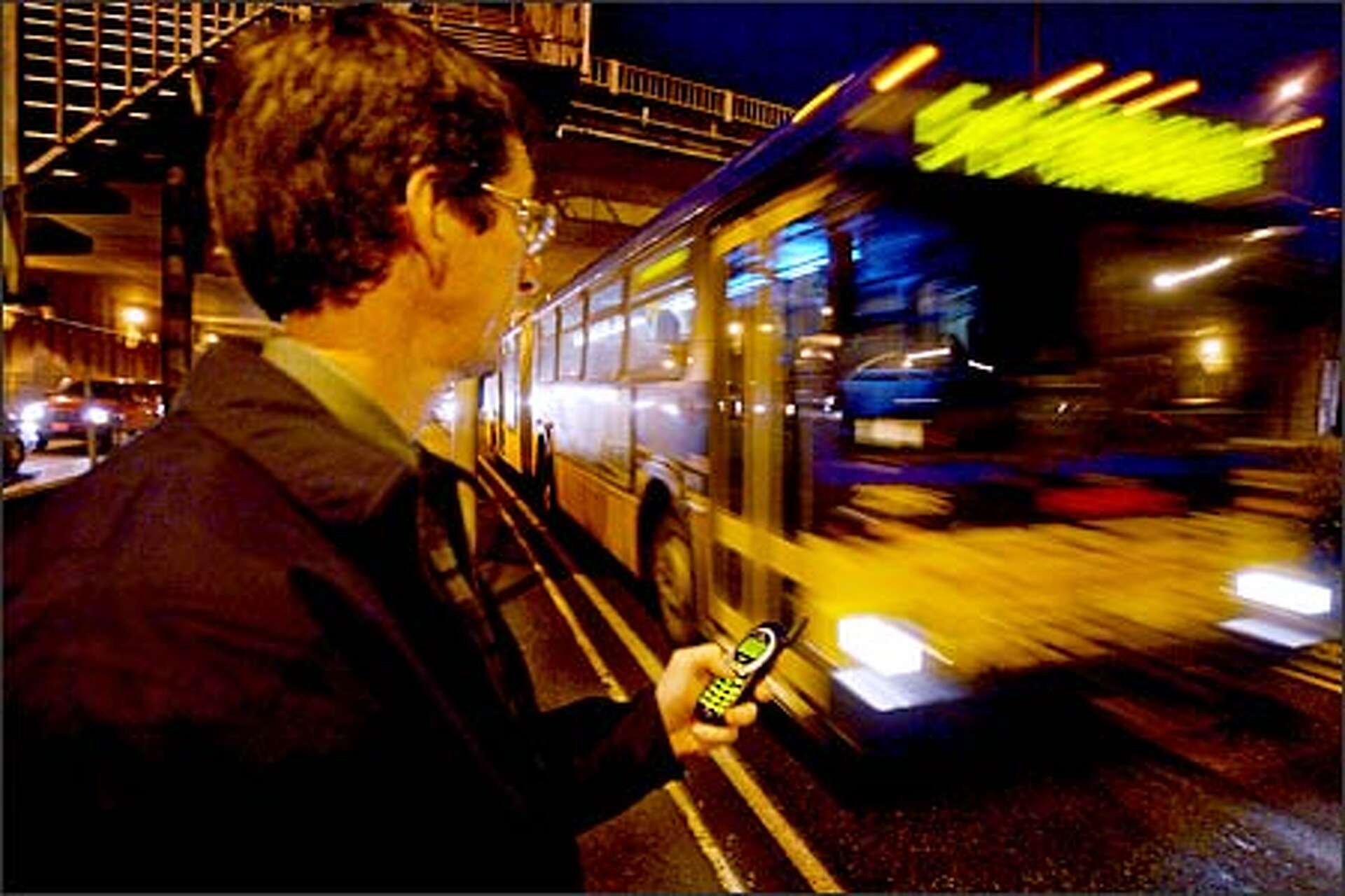 You can track your bus on the Internet