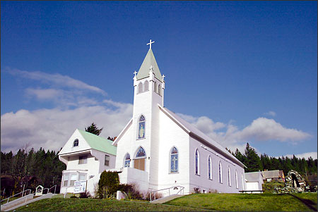 Medieval solution for fragile church