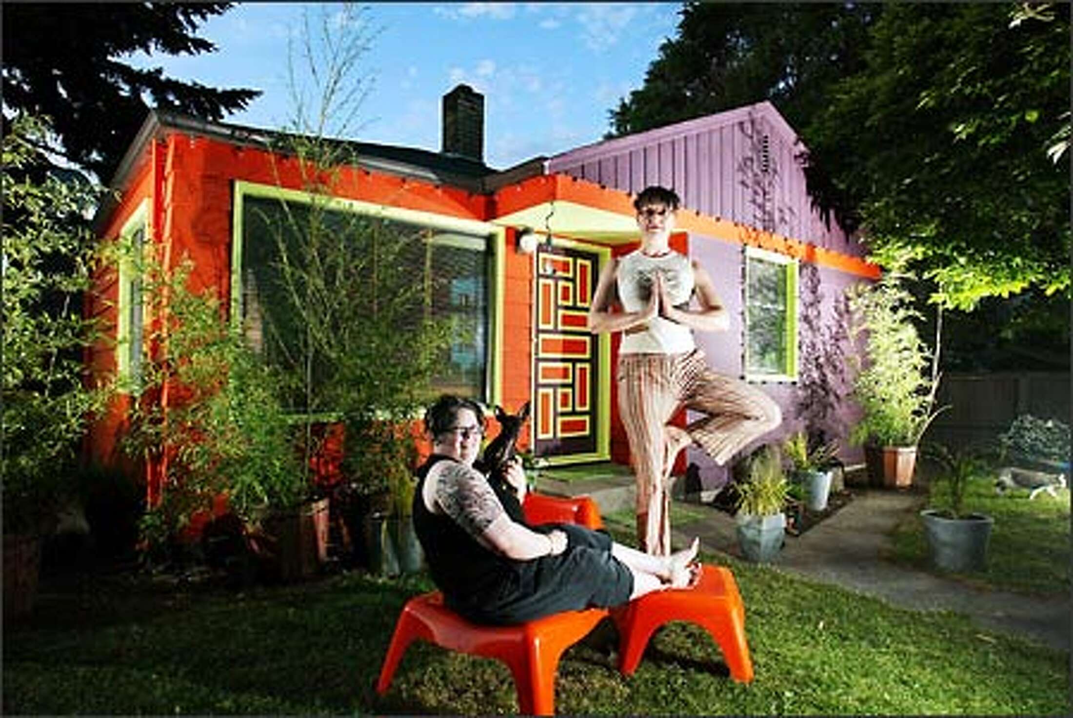 Bold palettes are pizazzing up the neighborhood