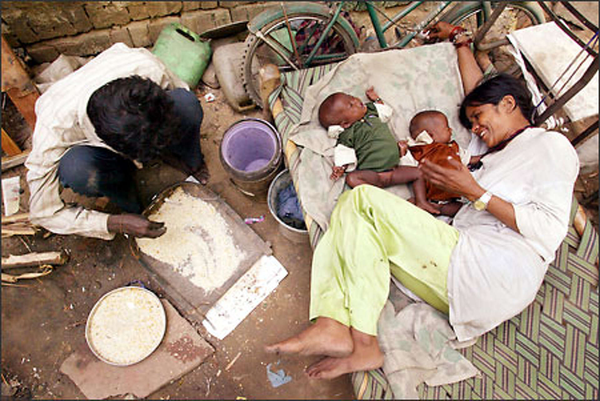 Life in a Delhi slum: 'We are always in God's hands'