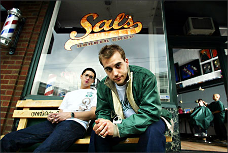 At Sal's, it's as much about the music as a good haircut