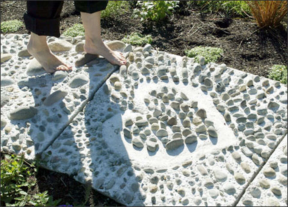Bastyr's foot-massaging walkway is a literal path to good health