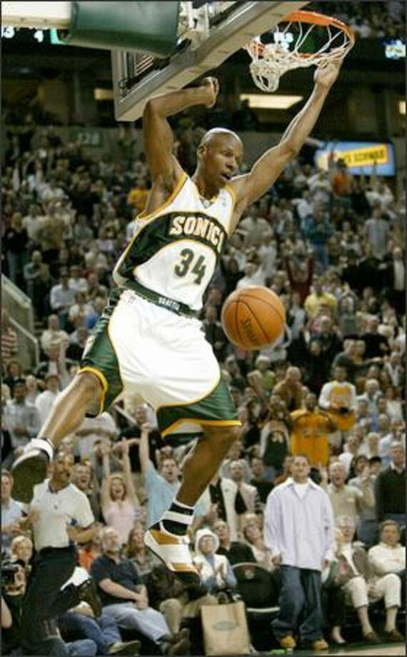 Sonics hang on to win Game 1 - seattlepi.com