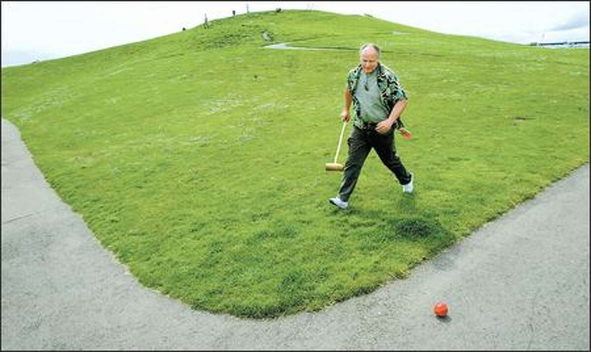 Extreme croquet: In this game, there's no such thing as a level playing ...