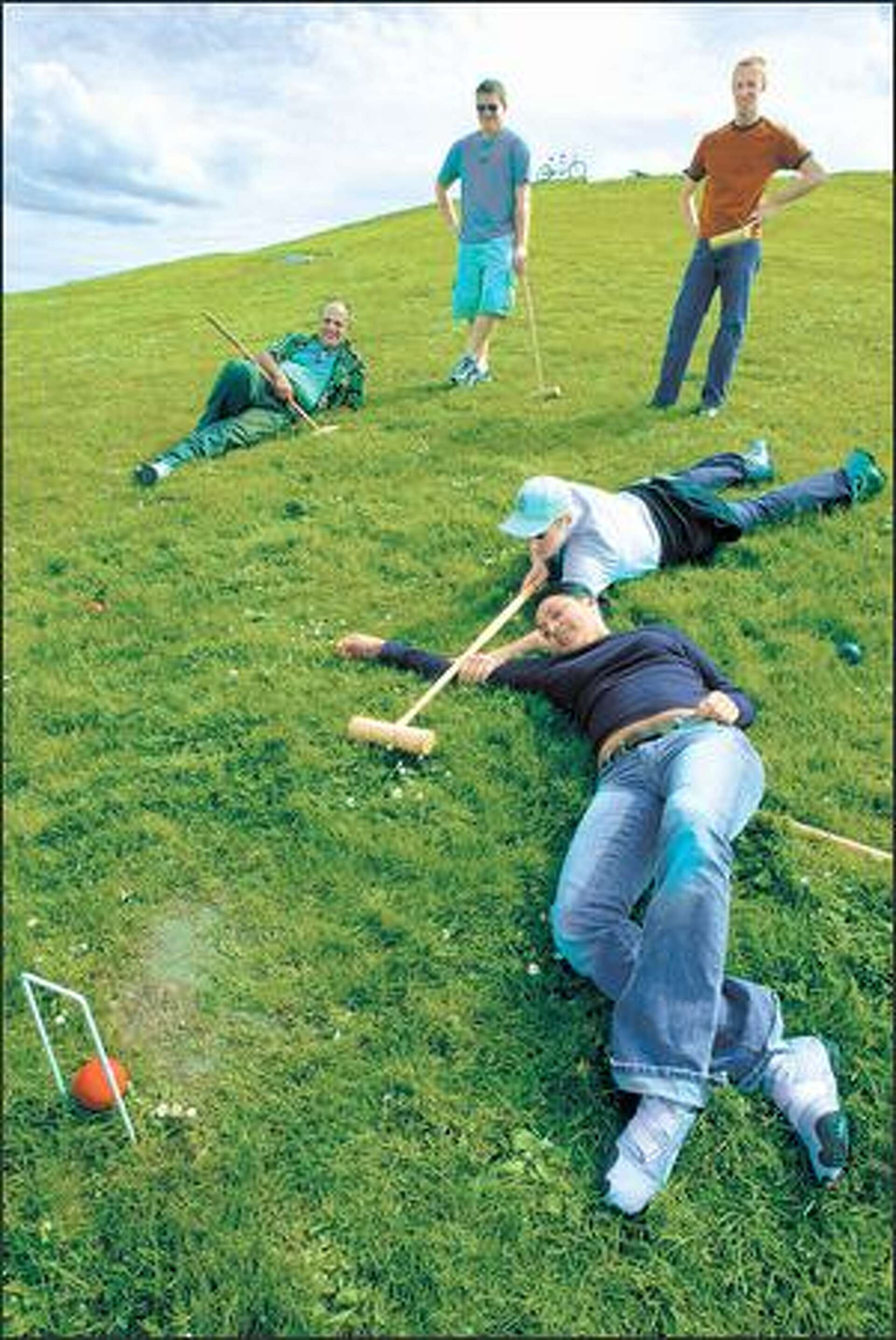 Extreme croquet: In this game, there's no such thing as a level playing ...