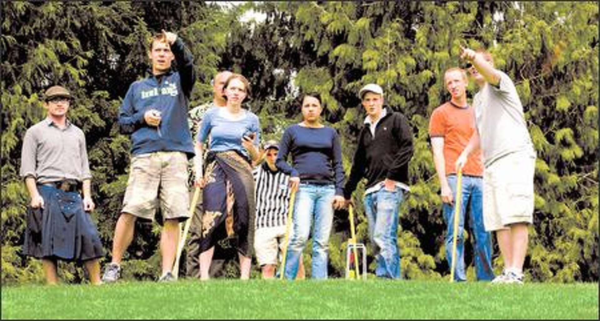 Extreme croquet: In this game, there's no such thing as a level playing ...