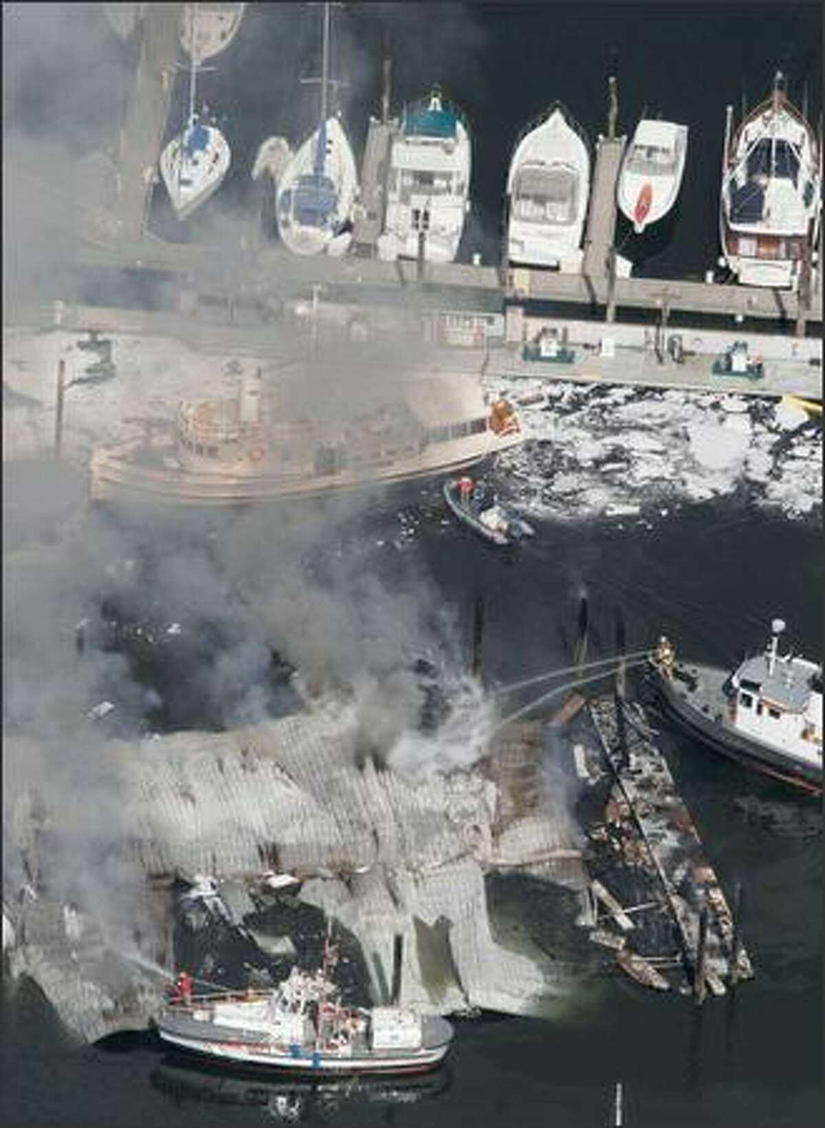 Gig Harbor Marina Fire