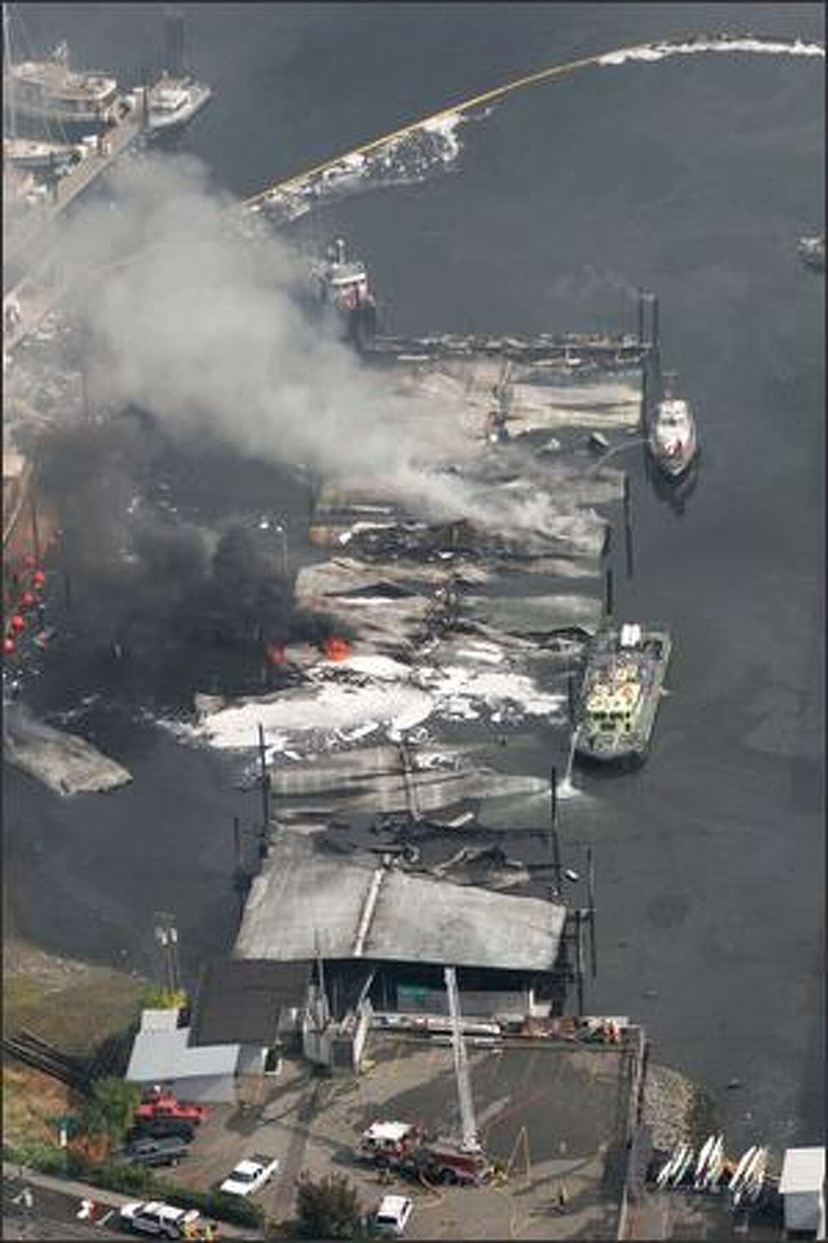 Gig Harbor Marina Fire