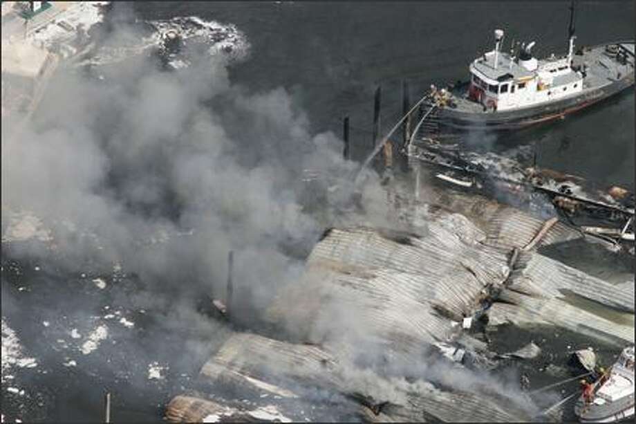 Gig Harbor Marina Fire - seattlepi.com